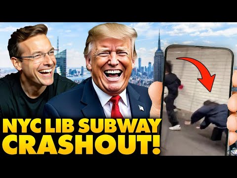 Woman Trips and Falls After Melting Down Over MAGA Hat in Subway ...