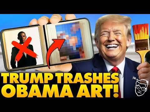 Trump Replaces Obama Portrait with Defiant Portrait After Assassination ...
