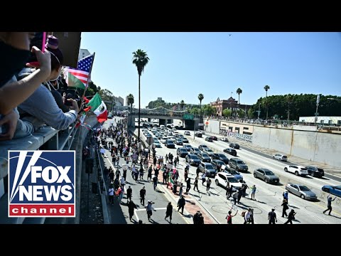 Lawless Chaos Erupts: Rioters Hijack Major LA Freeway - Political ...